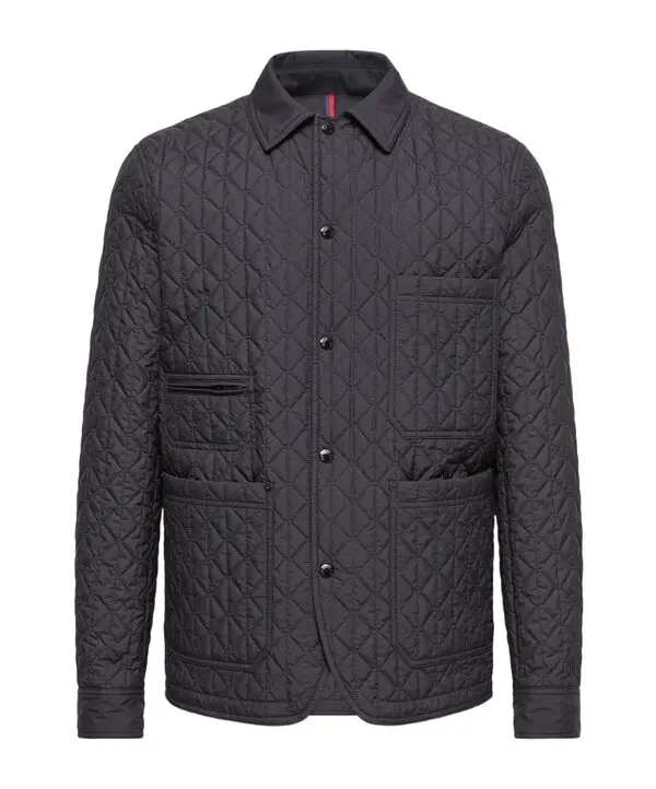 Moncler Theoline Diamond-quilted Padded Mid-length Jacket