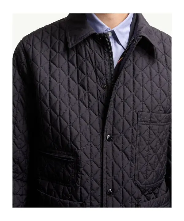 Moncler Theoline Diamond-quilted Padded Mid-length Jacket