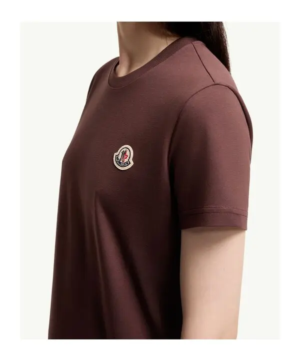 Moncler Logo Patch Cotton T-shirt