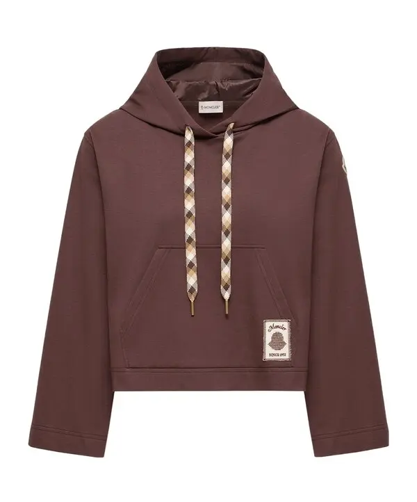 Moncler Cotton Blend Hooded Sweatshirt - No