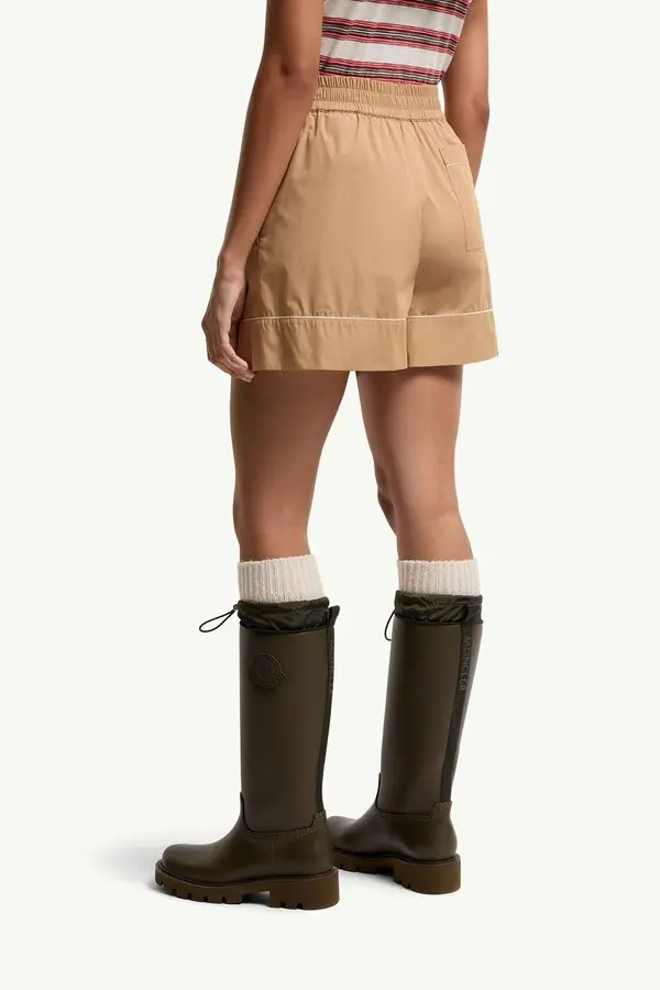 Moncler Tailored Cotton Blend Shorts