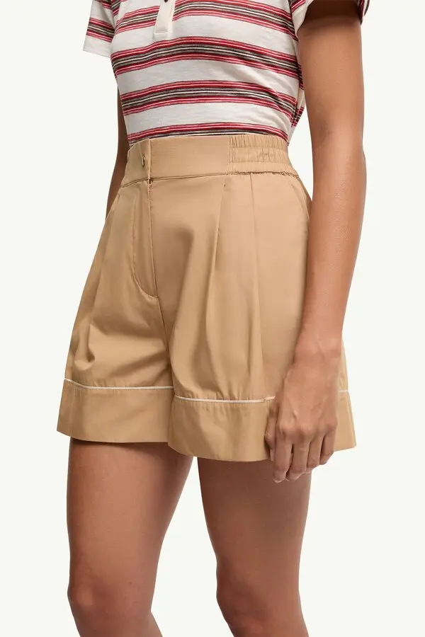 Moncler Tailored Cotton Blend Shorts