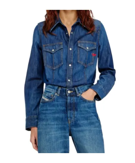 DIESEL® Western Style Denim Shirt