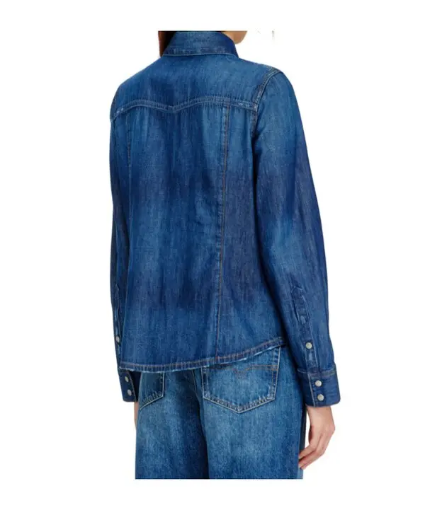 DIESEL® Western Style Denim Shirt
