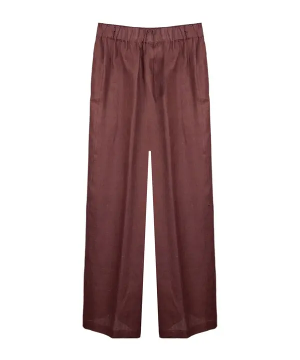 SEMICOUTURE Wide-leg Elasticated Waist Pants