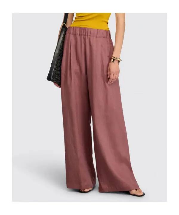 SEMICOUTURE Wide-leg Elasticated Waist Pants