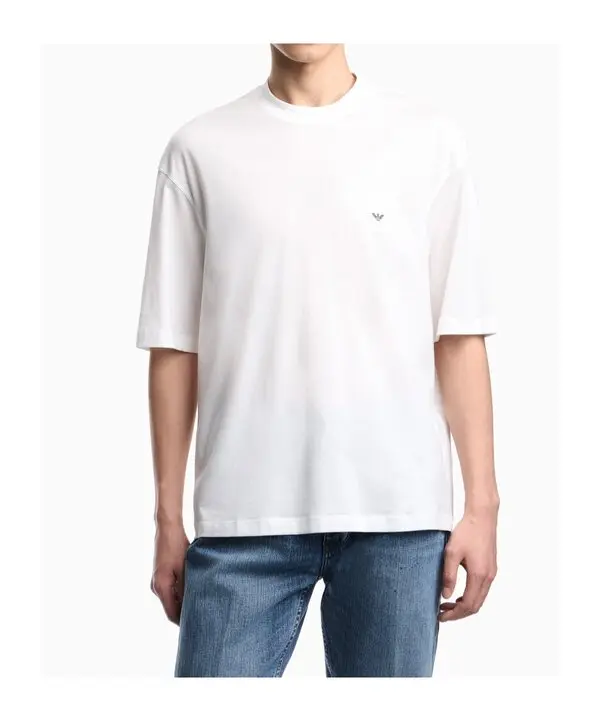 Emporio Armani Logo Printed Crewneck T-shirt