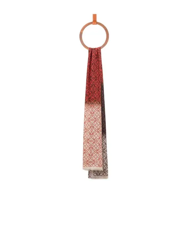 Loewe Wool And Cashmere Rectangular Scarf - Multicolor
