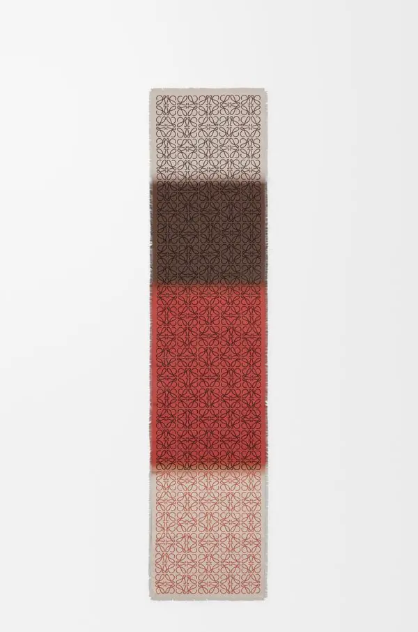 Loewe Wool And Cashmere Rectangular Scarf