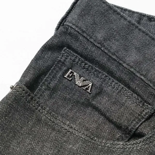 Emporio Armani Wash-finished Slim Denim Jeans