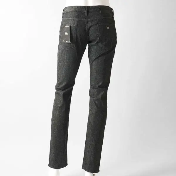 Emporio Armani Wash-finished Slim Denim Jeans