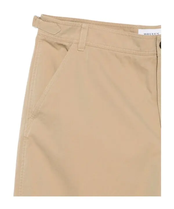 Alexander McQueen Buckle-detail Straight-leg Trousers