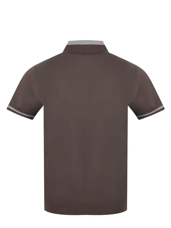 Emporio Armani Logo-detailed Short-sleeved Polo Shirt