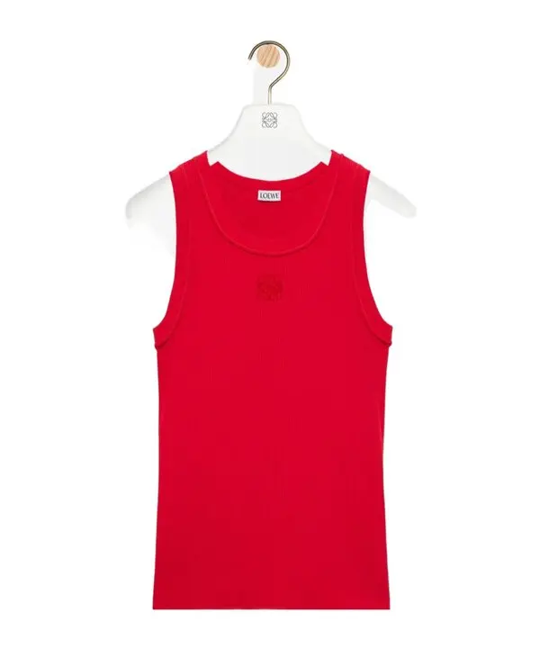 Loewe Crew Neck Vest - Red