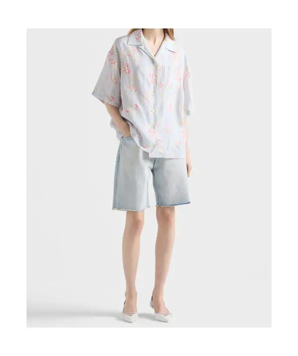 Prada Denim Bermudas