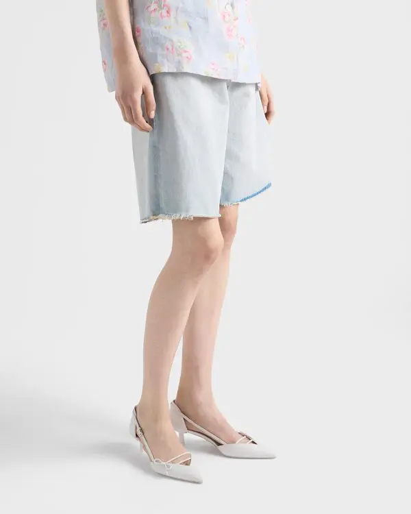 Prada Denim Bermudas