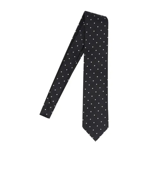 TOM FORD Dotted Tie - Black