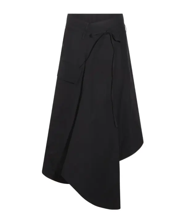 Bottega Veneta Compact Toile Skirt - Double Black