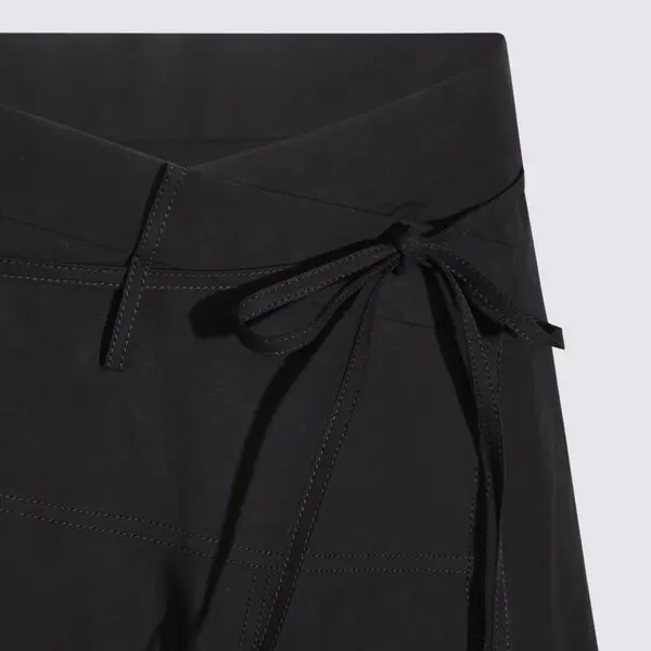 Bottega Veneta Compact Toile Skirt - Double Black