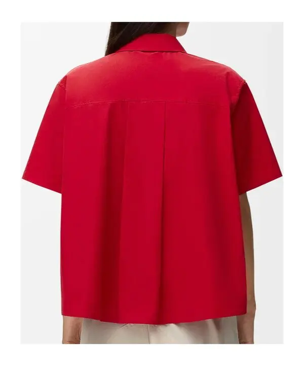 Loewe Short Sleeve Trapeze Shirt - Red