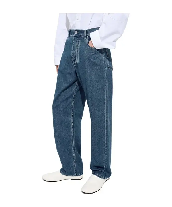 Bottega Veneta Atlantic Blue Wide Leg Jeans - Medium Blue