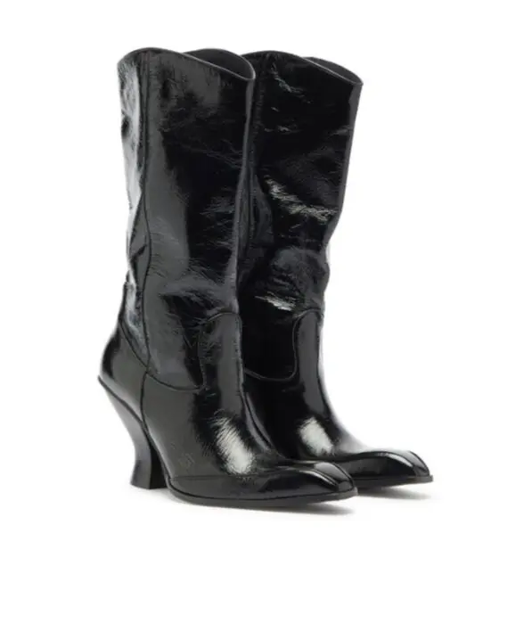 DIESEL® D-luffy Patent Leather Boots