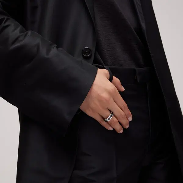 Gucci Interlocking G Crystal Ring
