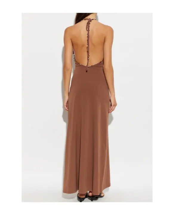 Christopher Esber Beach Quartz Halterneck Long Dress