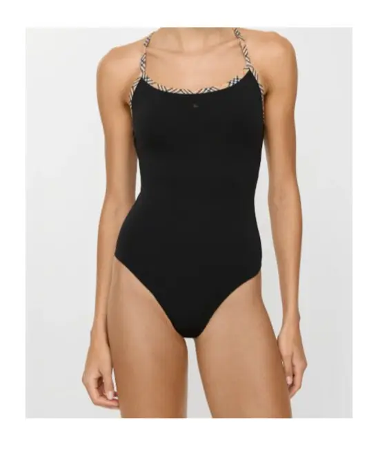 Burberry Check-trim One-piece Swimsuit