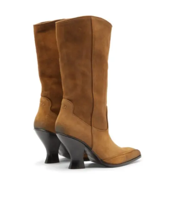 DIESEL® D-luffy Square-toe Suede Boots