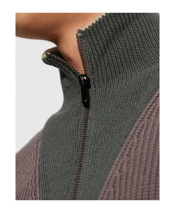 DIESEL® Long-sleeved Zip-up Cardigan