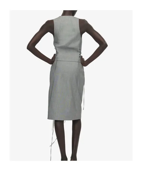 Alexander McQueen One-button V-neck Waistcoat