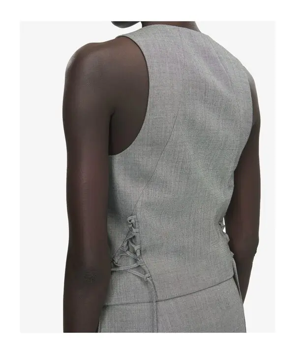 Alexander McQueen One-button V-neck Waistcoat