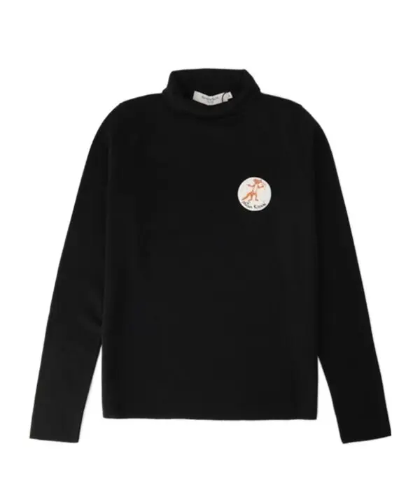 Maison Kitsuné Long-sleeved Knitwear - Black