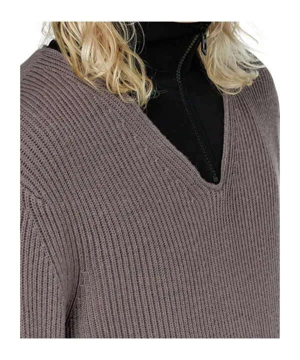 DIESEL® Half-zip Sweater With Layered Neckline