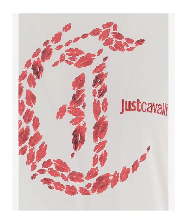 Just Cavalli Print Crewneck T-shirt