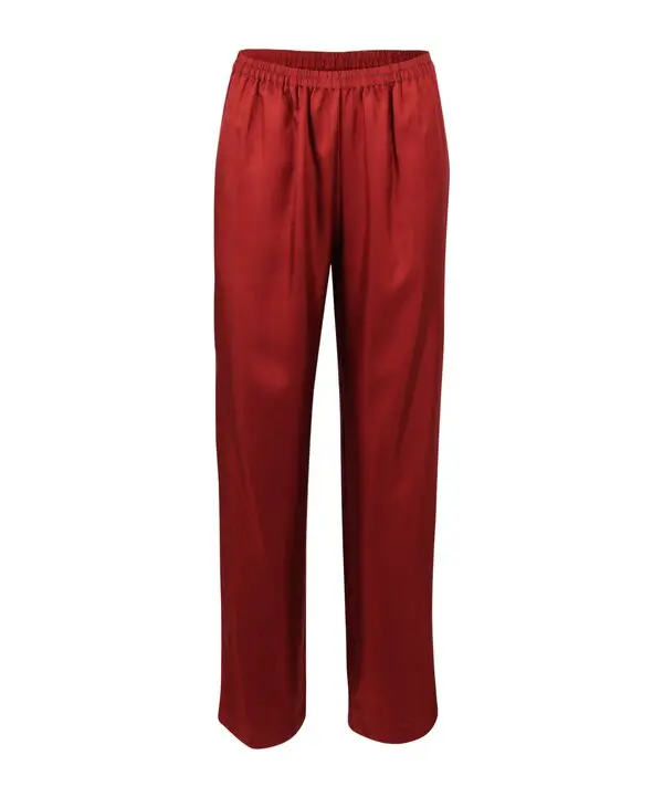 LOULOU STUDIO Elastic Waist Casual Pants - Red