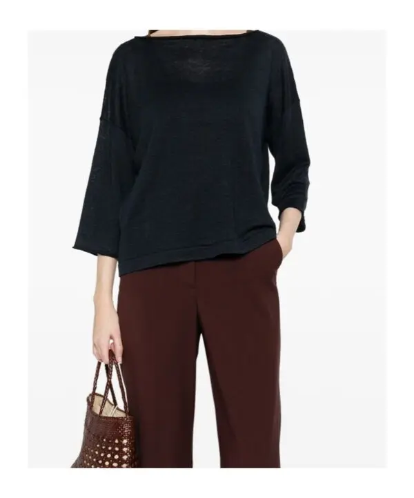 ROBERTO COLLINA Boat Neck Jumper