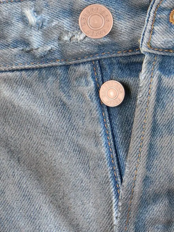 Balenciaga Patched Pockets Baggy Jeans
