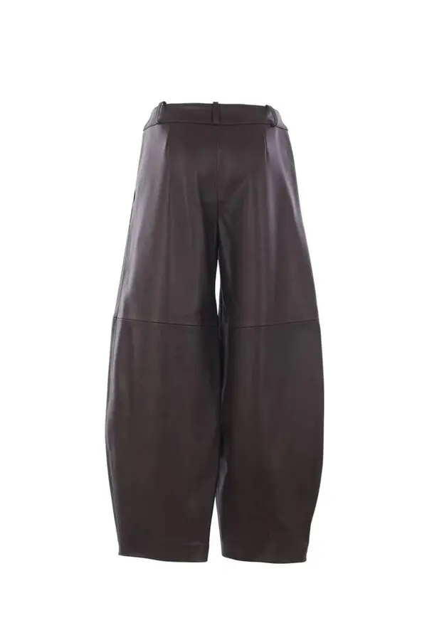 Co Baggy Leather Trousers