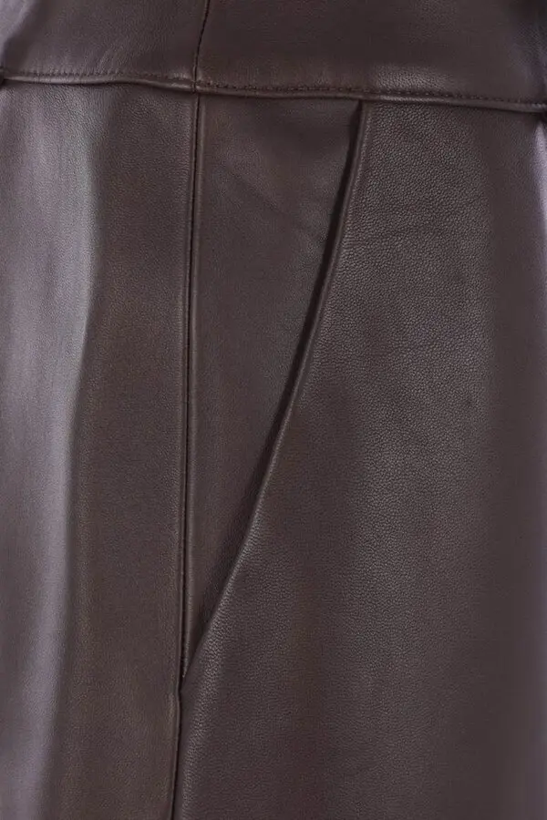 Co Baggy Leather Trousers