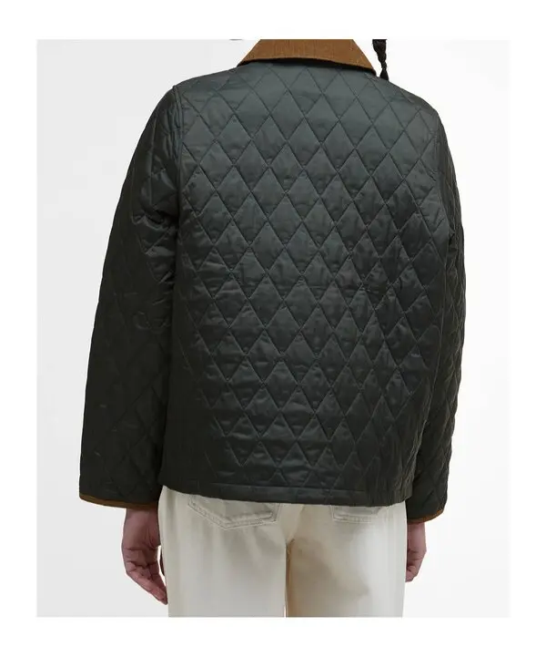 Barbour Icons Cropped Liddesdale Quilted Jacket