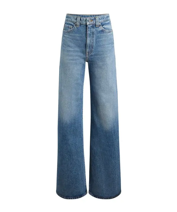Khaite Dane Stretched Jeans - Indigo