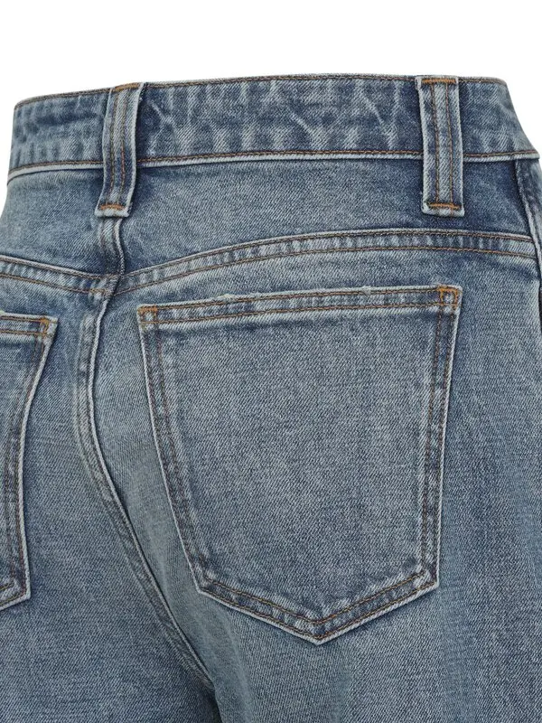 Khaite Dane Wide-leg Jeans - Indigo