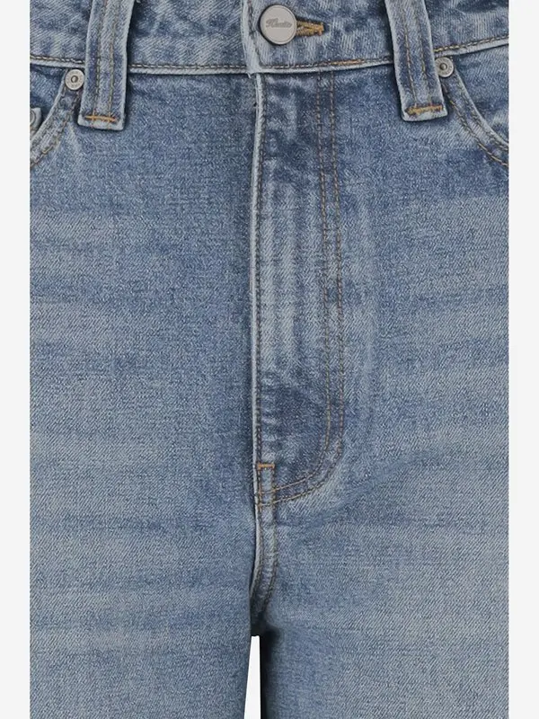 Khaite Dane Wide-leg Jeans - Indigo