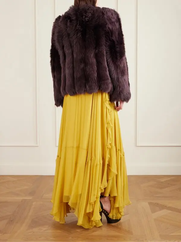 Chloé Oversized Shearling Short Coat