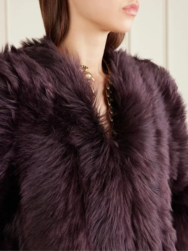 Chloé Oversized Shearling Short Coat