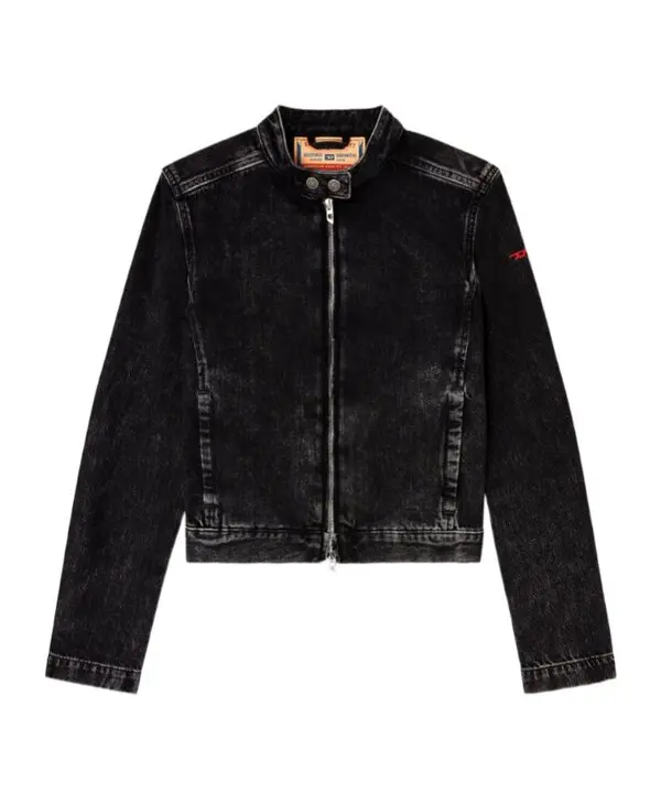 DIESEL® De Mornin Fitted Denim Jacket - Black