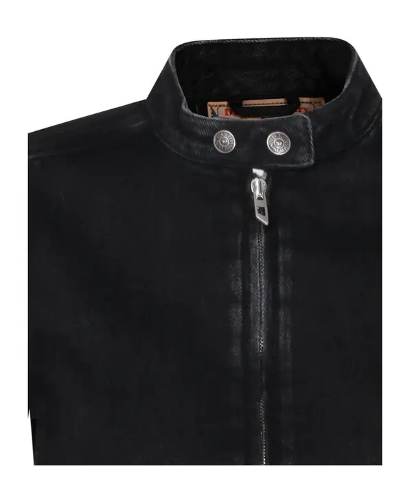 DIESEL® De Mornin Fitted Denim Jacket - Black