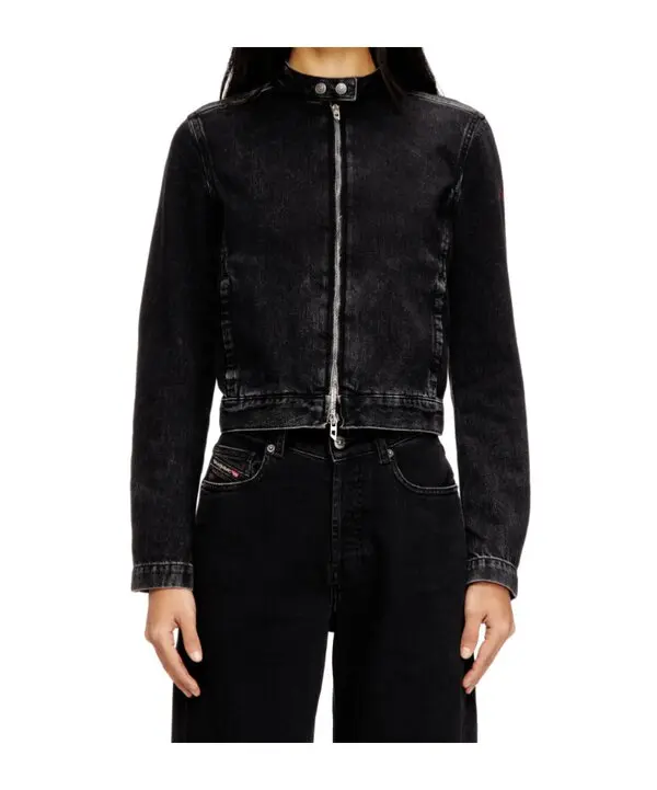 DIESEL® De Mornin Fitted Denim Jacket - Black
